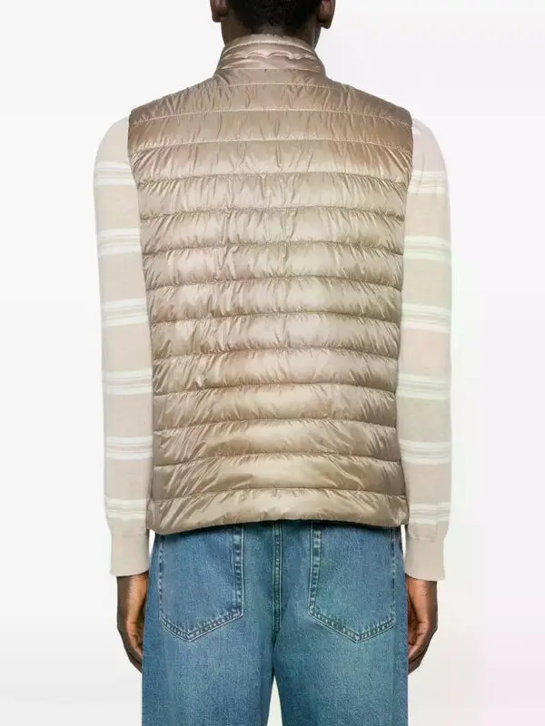 Herno Zip-up Reversible Gilet - Neutrals