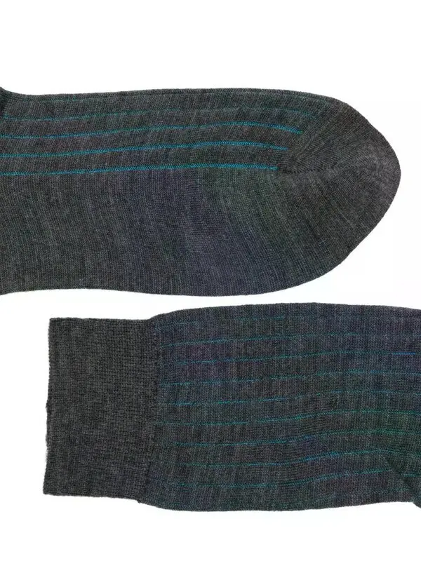ALTO MILANO Striped Socks