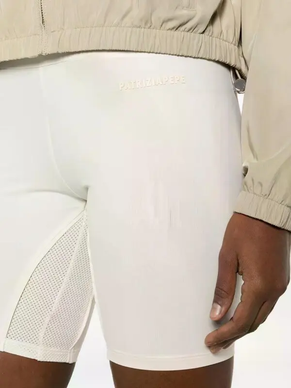 Patrizia Pepe Cycling Shorts With Mesh Panels