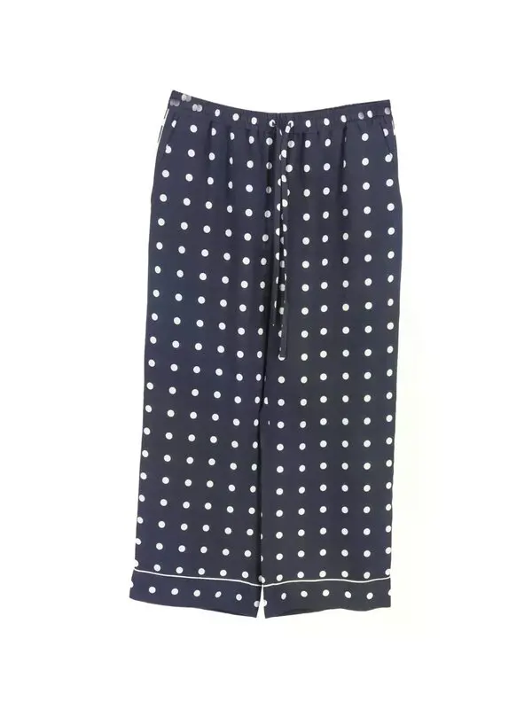 Valentino Garavani Polka-dot Trousers - Blue