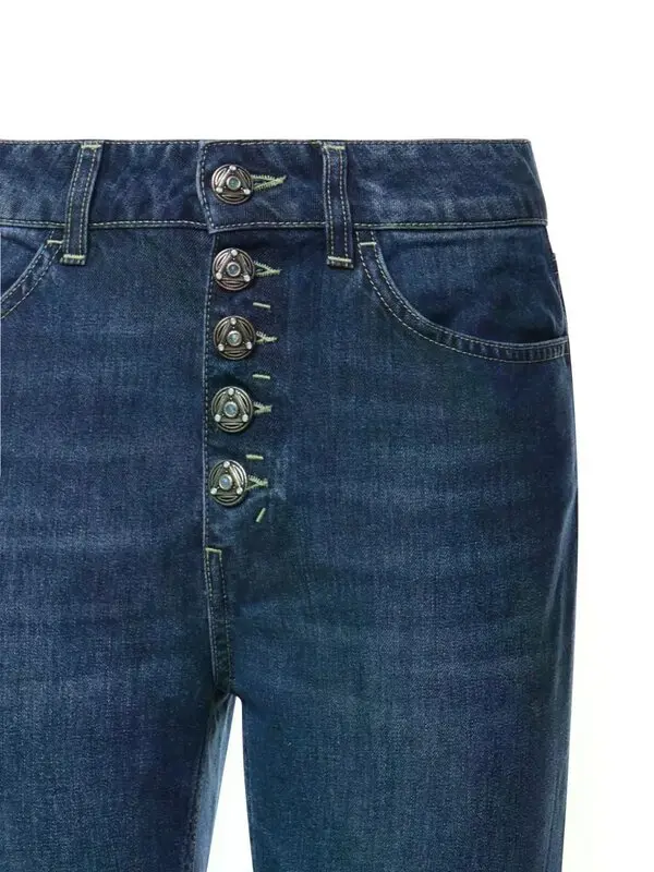 DONDUP Buttoned Five-pocket Jeans