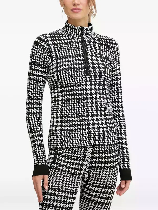 NEWLAND Houndstooth Zip Ski Top