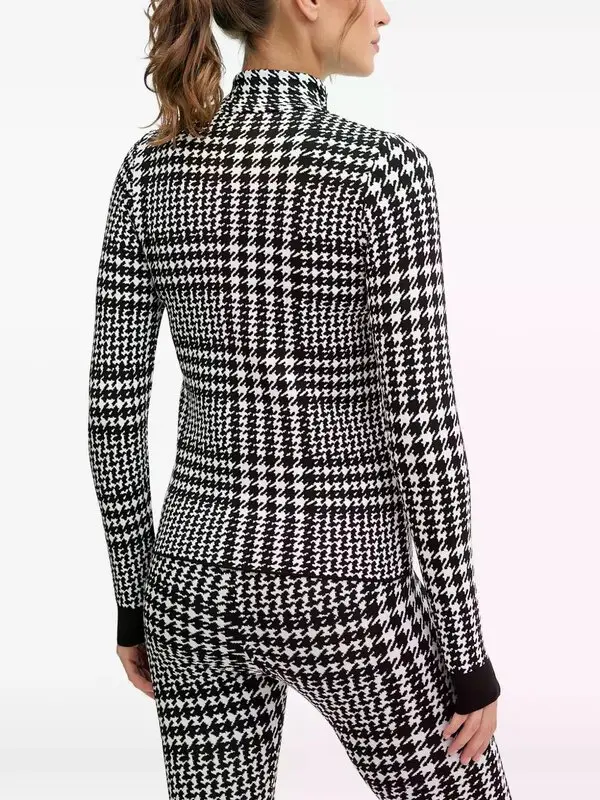 NEWLAND Houndstooth Zip Ski Top