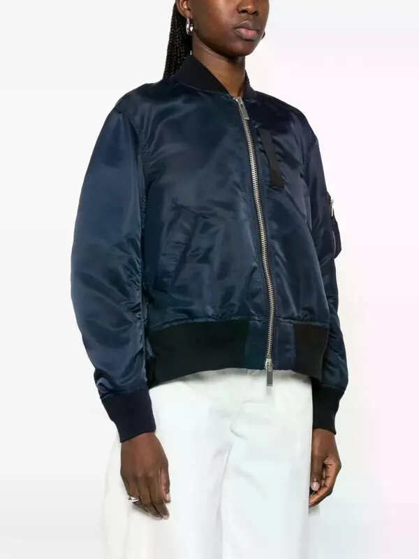 Sacai Zipped Bomber Jacket