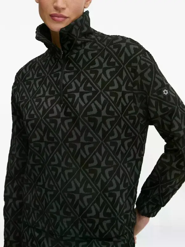 NEWLAND Pattern Zip Sweater