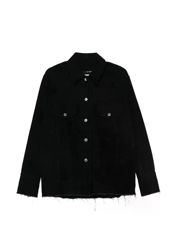 SONG FOR THE MUTE Daisy Button Distressed Jacket