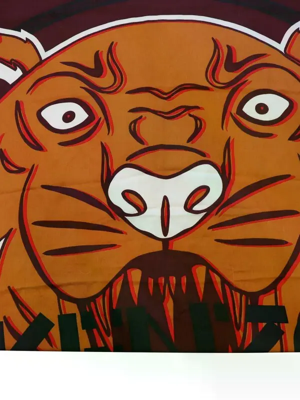 Kenzo Tiger-embellishment Scarf