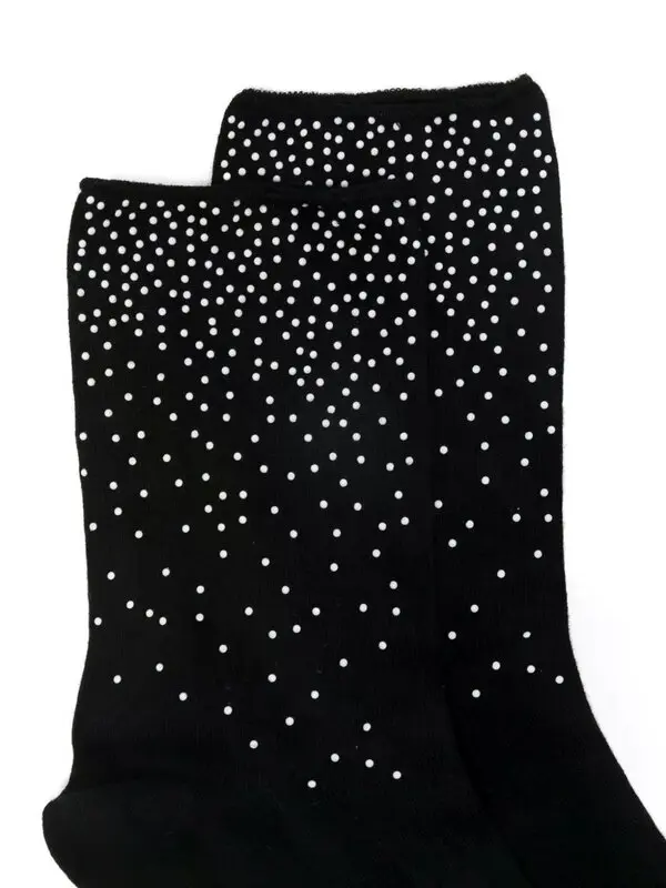 ALTO MILANO Spot Patterned Socks