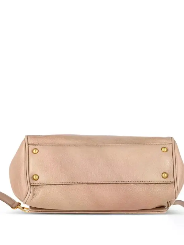 Dolce & Gabbana Large Sicily Leather Satchel - Brown