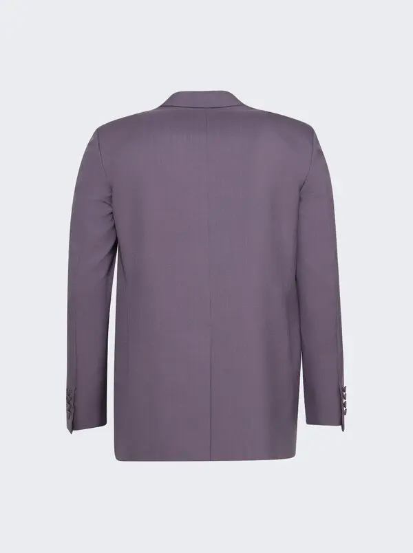 Gucci Double Breasted Wool Jacket Wisteria