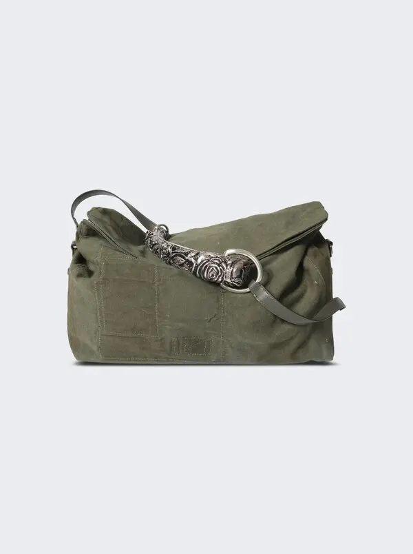 Enfants Riches Déprimés Rose Handle Weekend Bag - Green
