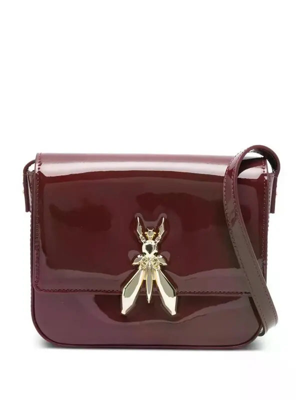 Patrizia Pepe Essential Fly Leather Shoulder Bag