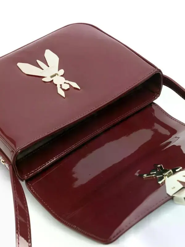 Patrizia Pepe Essential Fly Leather Shoulder Bag
