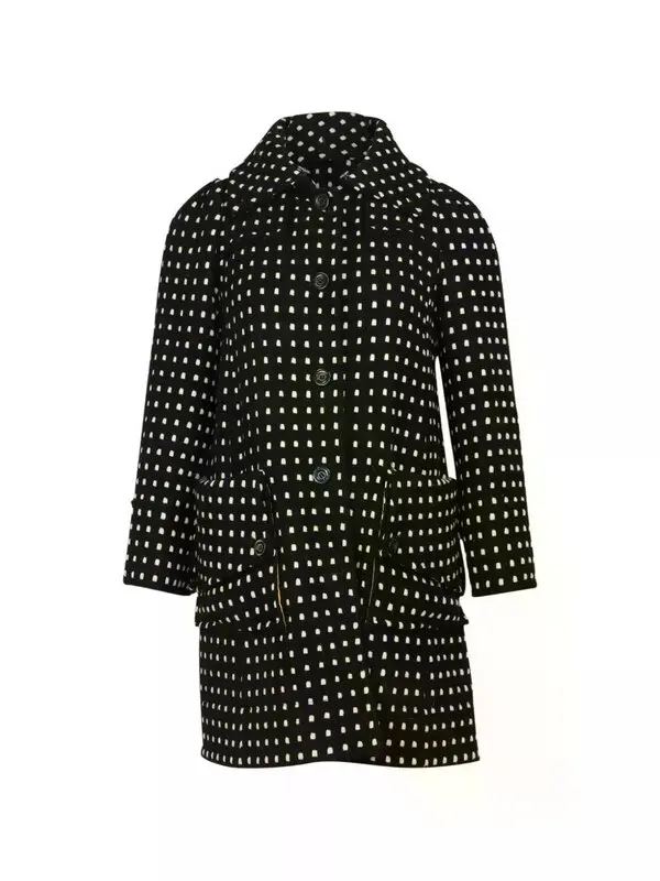 Diane Von Furstenberg Polka Dot Trench Coat