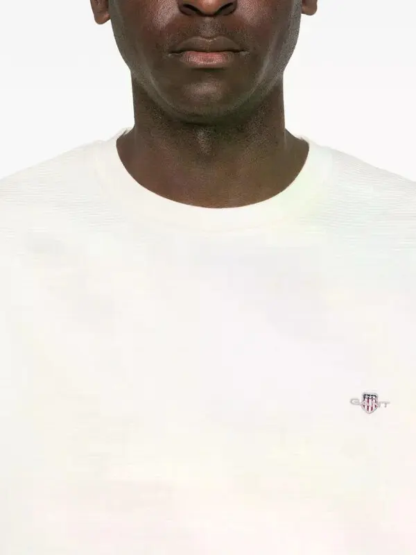 Gant Textured Logo Sweatshirt