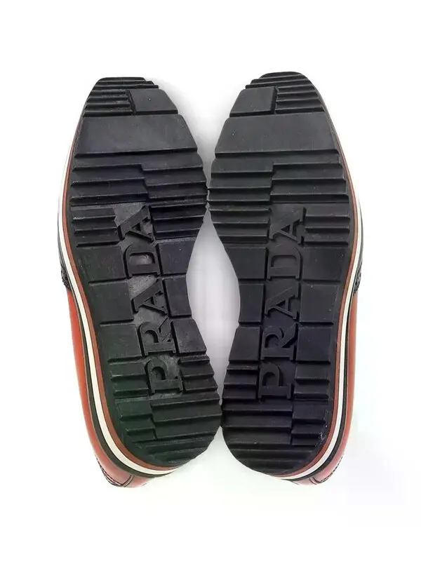 Prada Brogue Platform Derby Shoes