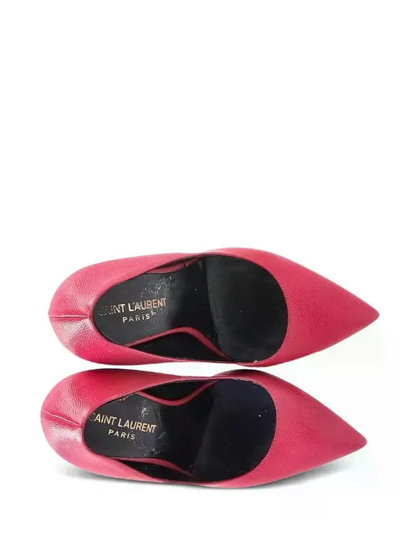 Saint Laurent Platform Pointed Pumps