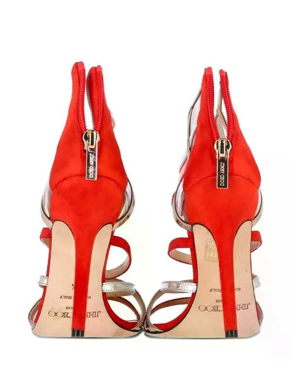 JIMMY CHOO Maitai Suede Sandals - Red