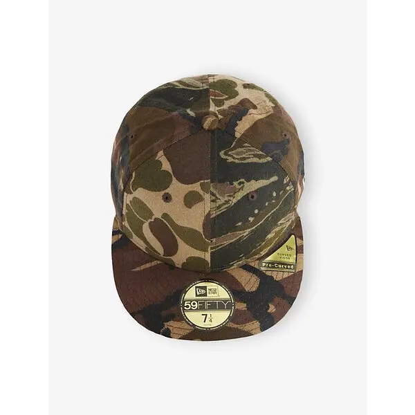 New Era Three Looms X Camo Baseball Cap - Black