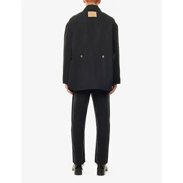 Ami Worker Woven Jacket - Noir