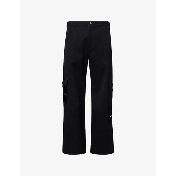 Casablanca Patch-pockets Cotton Cargo Trousers