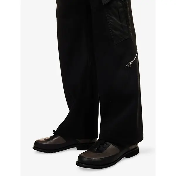 Casablanca Patch-pockets Cotton Cargo Trousers