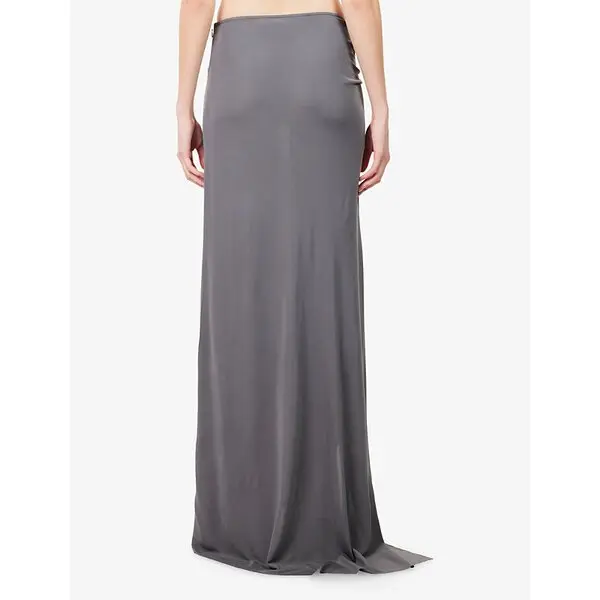 Christopher Esber Draped Jersey Midi Skirt