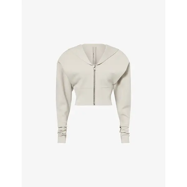 Rick Owens Dracu Cropped Knit Jacket