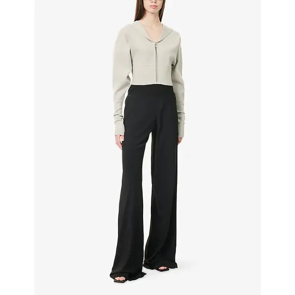 Rick Owens Dracu Cropped Knit Jacket