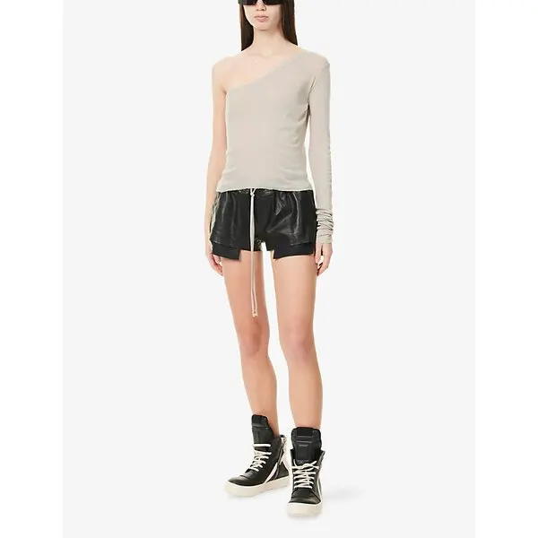 Rick Owens Ziggy Asymmetric Top - Pearl