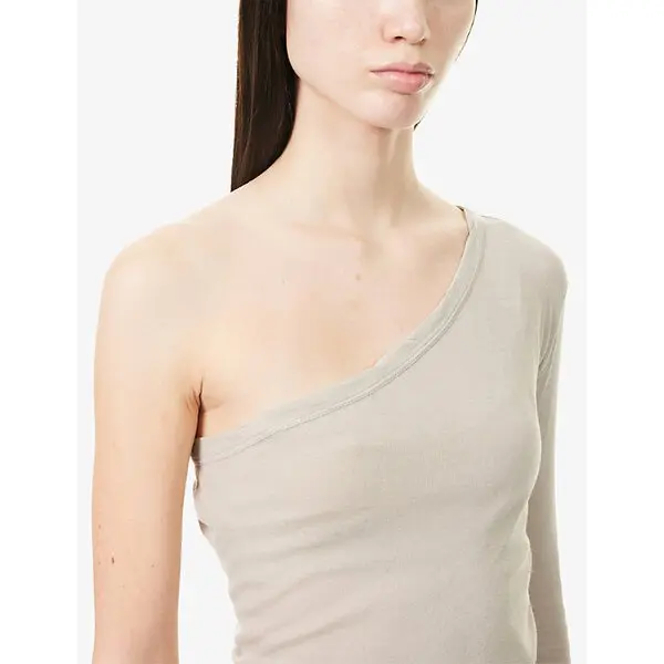 Rick Owens Ziggy Asymmetric Top - Pearl
