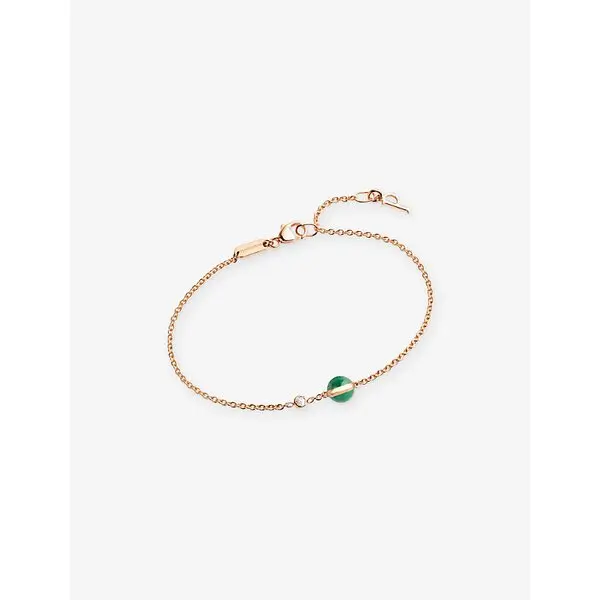 PIAGET Possession 18ct Rose-gold, Malachite And Diamond Bracelet - Pink Gold