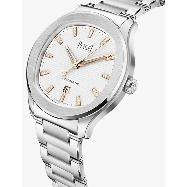 PIAGET Polo Stainless-steel Diamond Automatic Watch 36mm