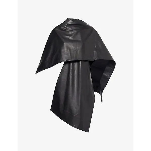 Nour Hammour Edra Leather Cape