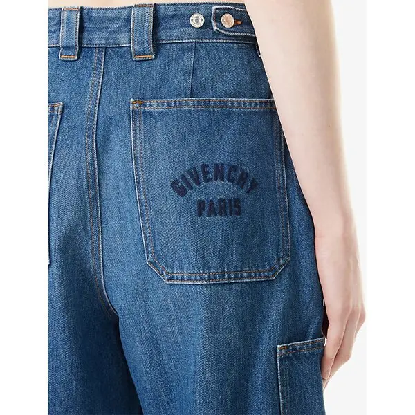 Givenchy Wide-leg Cropped Jeans