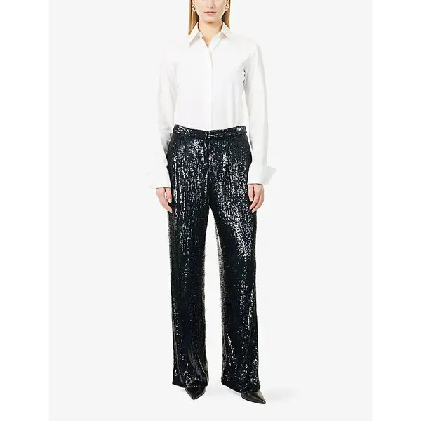 TWP Sulli Sequin-woven Trousers