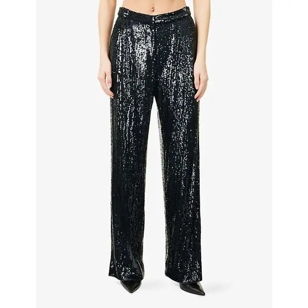 TWP Sulli Sequin-woven Trousers