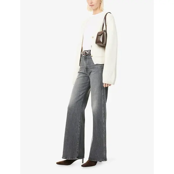 Khaite Wide-leg Denim Jeans