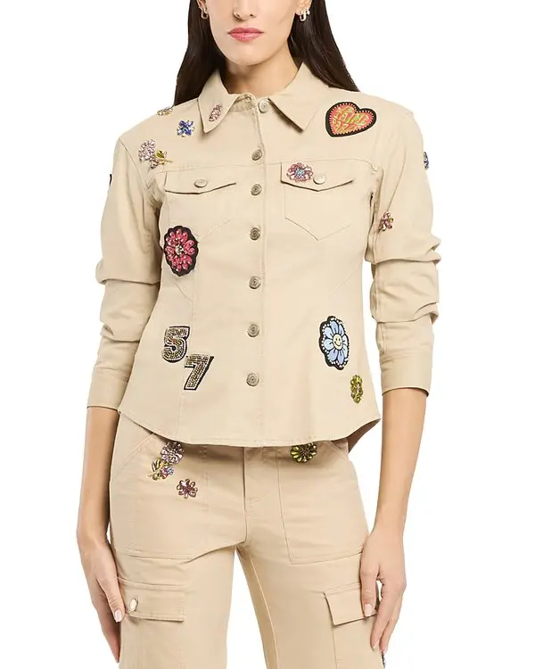 Cinq À Sept Retro Love Patches Canyon Jacket