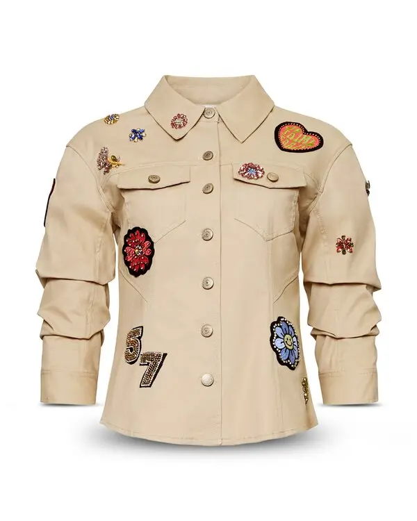 Cinq À Sept Retro Love Patches Canyon Jacket