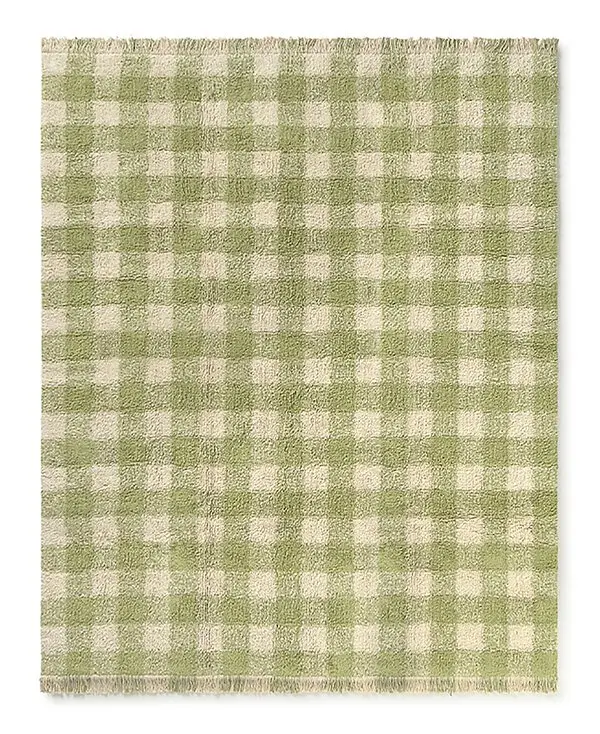 LORENA CANALS Swan Lake Washable Rug Vichy 4'11x5'11 Area Rug - Matcha
