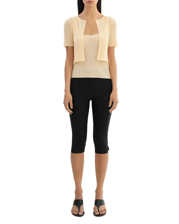LAMARQUE Metallic Rib Knit Tank
