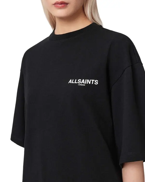 ALLSAINTS Graphic Print Cotton T-shirt - Black
