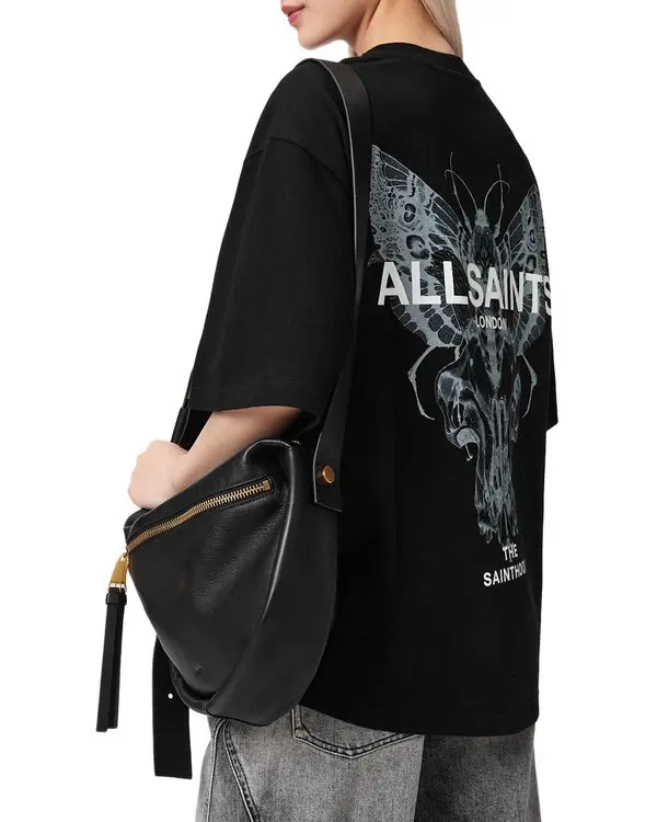 ALLSAINTS Graphic Print Cotton T-shirt - Black