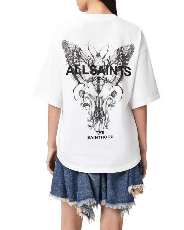 ALLSAINTS Halis Amelie Graphic Tee - Optic White