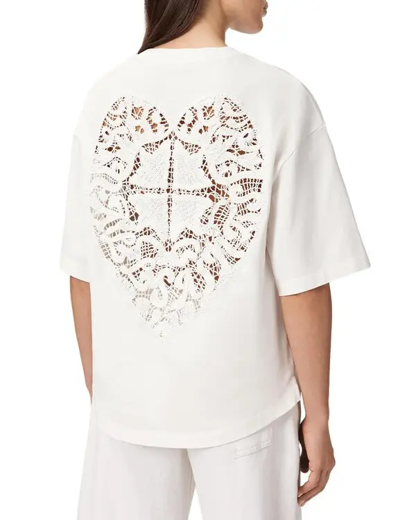 ALLSAINTS Esme Amelie Tee - Ecru White