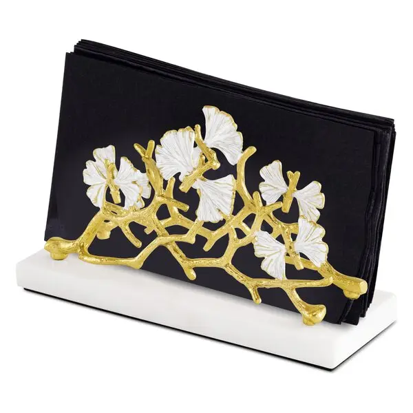 Michael Aram Butterfly Gingko Gold Vertical Napkin Holder