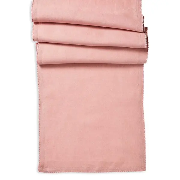 JULISKA Berry Scallop Table Runner, 18 X 90 - Pink