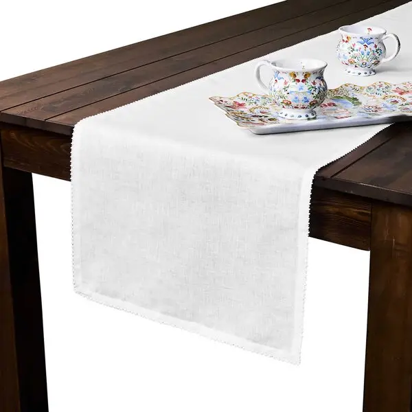 JULISKA Berry Scallop Table Runner, 18 X 90