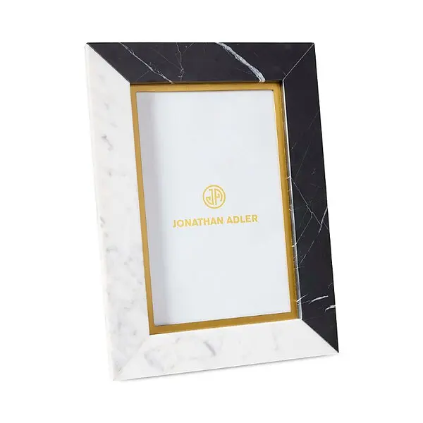 Jonathan Adler Marble Canaan Frame, 8 X 10 - Black/white Marble